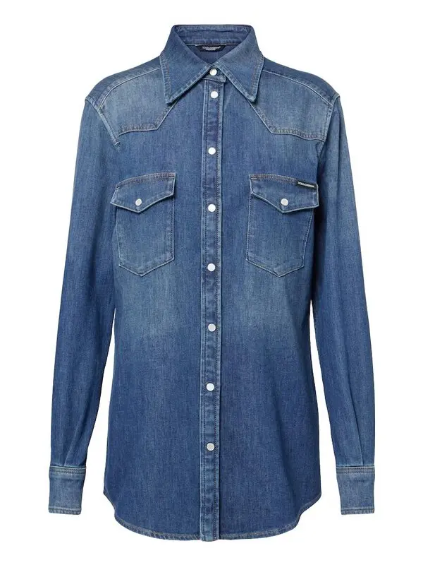 Dolce & Gabbana Denim Shirt - Blue