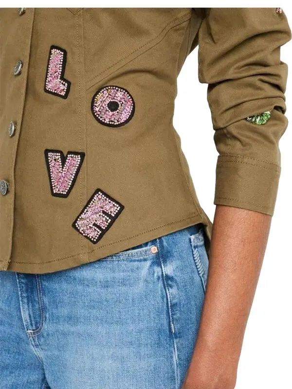 Cinq À Sept Canyon Ditsy Love Jacket - Dark Olive/multi