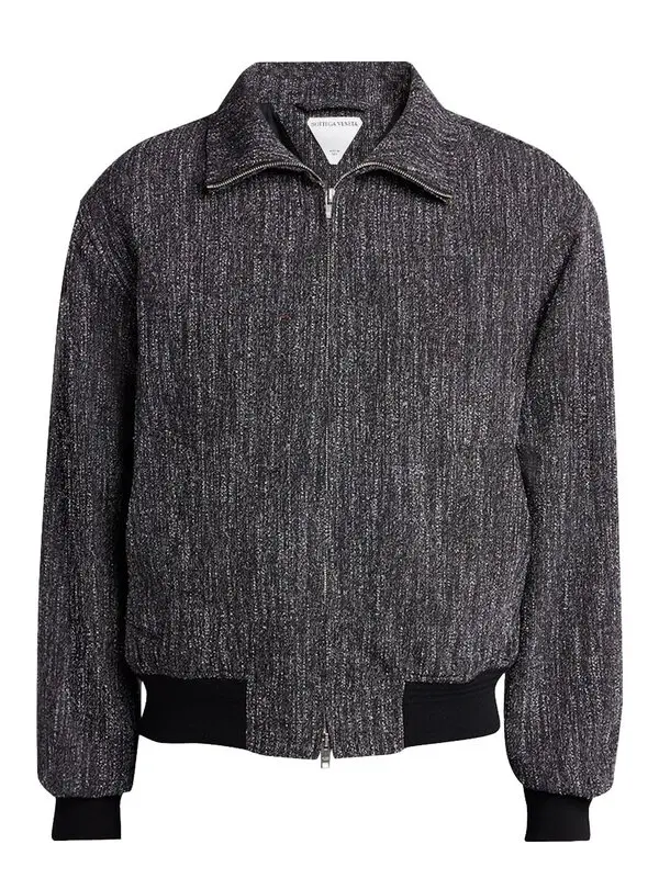 Bottega Veneta Fleck Zip Jacket - Nero/natur