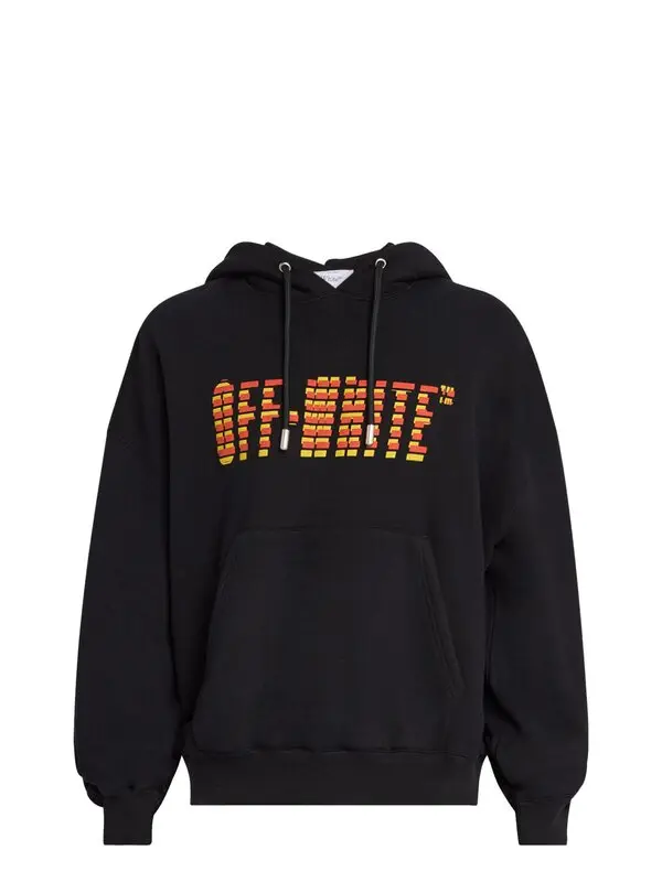 Off-White Graphic Logo Hoodie - Black