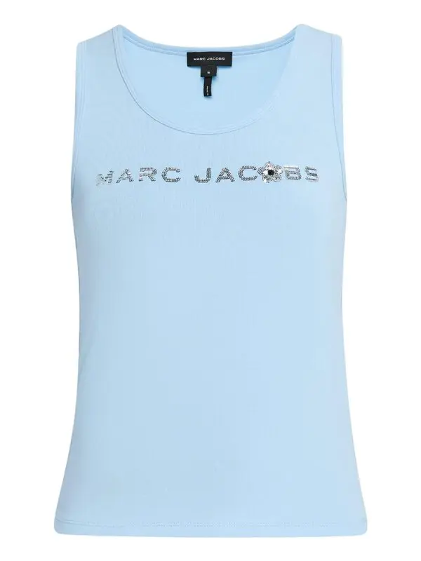 Marc Jacobs Sequined Tank Top - Sky Blue
