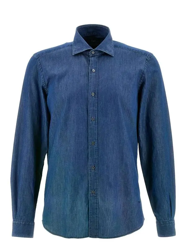 FAY Denim Shirt - Blue