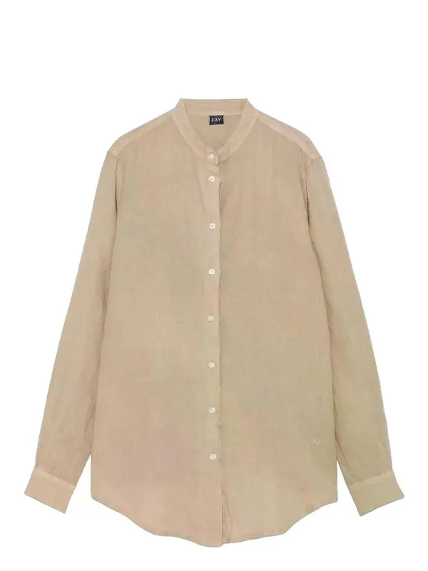 FAY Linen Shirt - Neutrals