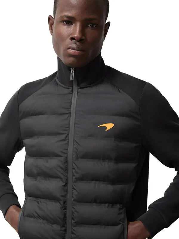 REISS X Mclaren F1 Team Mayer Quilted Hybrid Jacket - Black