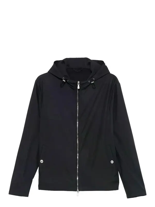 Eleventy Hooded Jacket - Blue