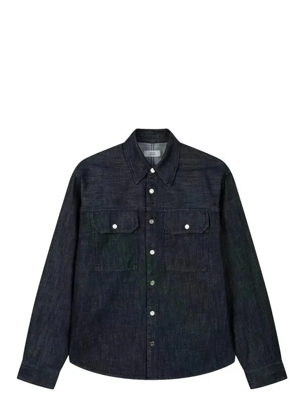 STUDIO TOMBOY Two-pocket Denim Shirt - Blue