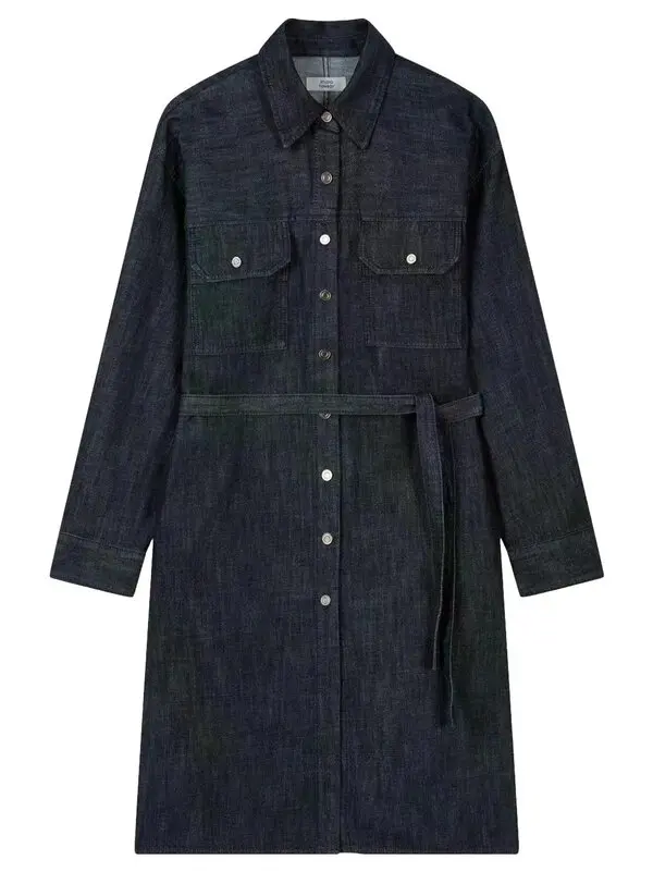 STUDIO TOMBOY Denim Shirt Dress - Blue