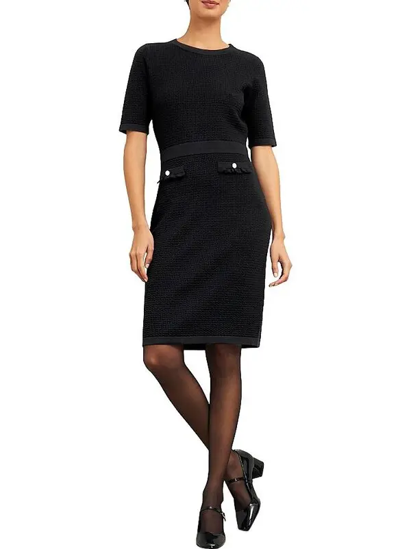HOBBS LONDON Petra Knitted Dress - Hobbs Blac