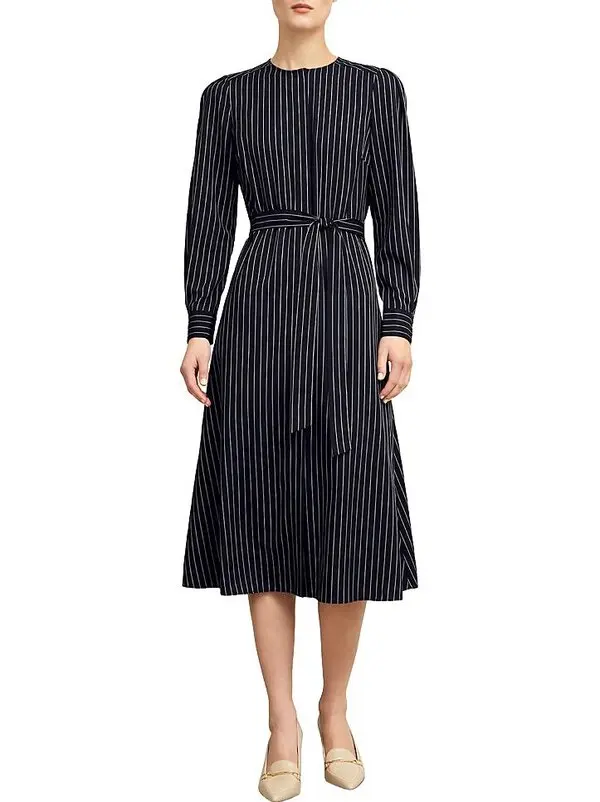 HOBBS LONDON Finley Midi Dress - Navy Ivory