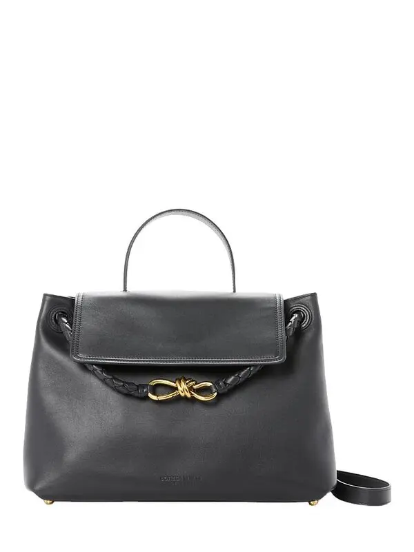 Bottega Veneta Ciao Ciao Leather Top Handle Bag - Nocturnal/muse Brass
