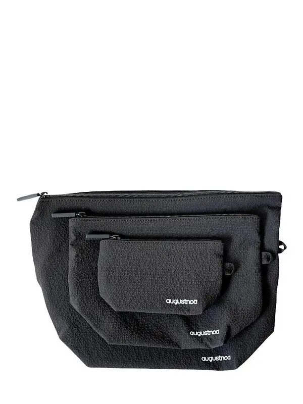 AUGUSTNOA Travel Pouch Set - Black