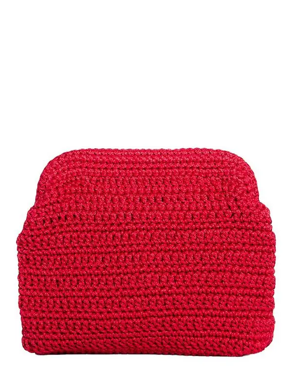 Binge Knitting Paloma Woven Pouch - Ruby