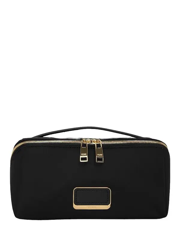Tumi Voyageur Dallas Cosmetic Case - Black/gold