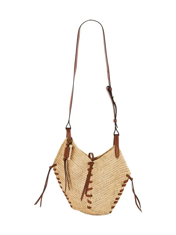 Isabel Marant Tampa Mini Bag - Natural & Cognac