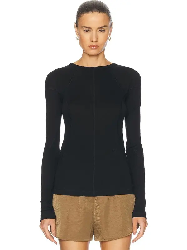 Helmut Lang Sport Long Sleeve Top - Black