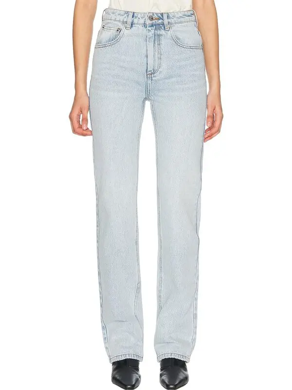 SEROYA Brooklyn Straight Leg Jeans - Oasis