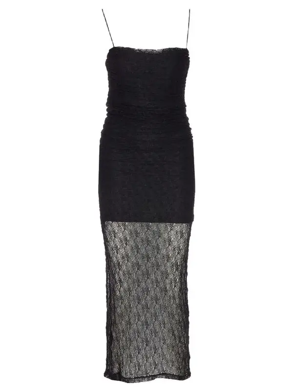 ELEH Lace Long Dress - Black