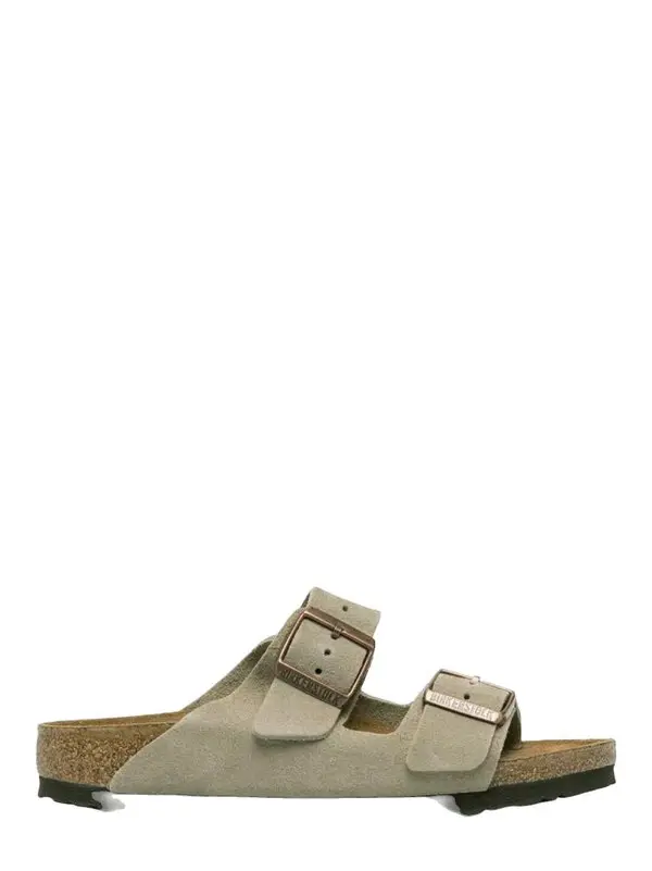 BIRKENSTOCK Arizona Suede Sandals - Grey