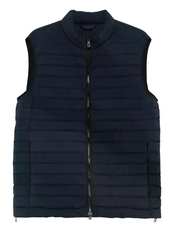 Peuterey Logo-patch Gilet - Blue