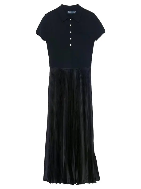 Polo Ralph Lauren Pleated Polo Dress - Blue
