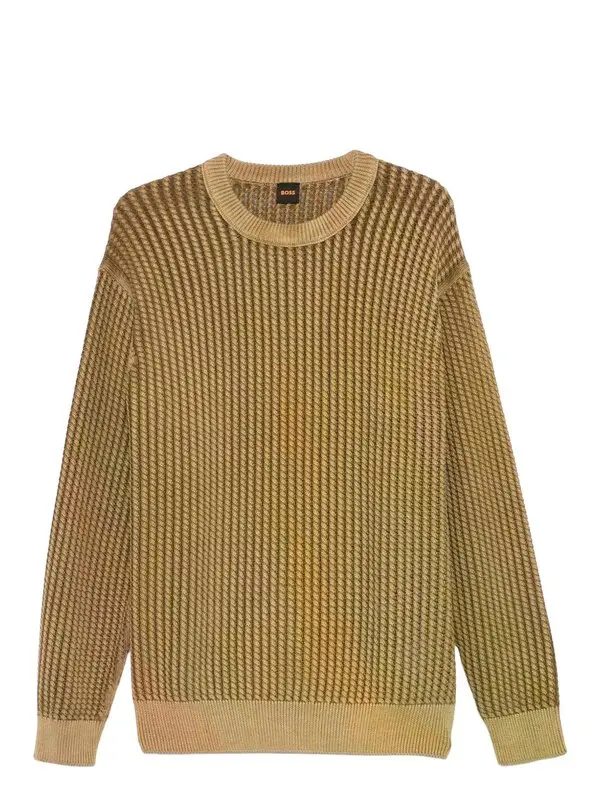 BOSS Cotton Sweater - Green
