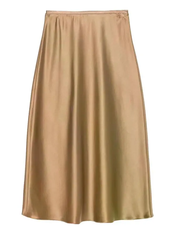 Max Mara Carnet Midi Skirt - Brown