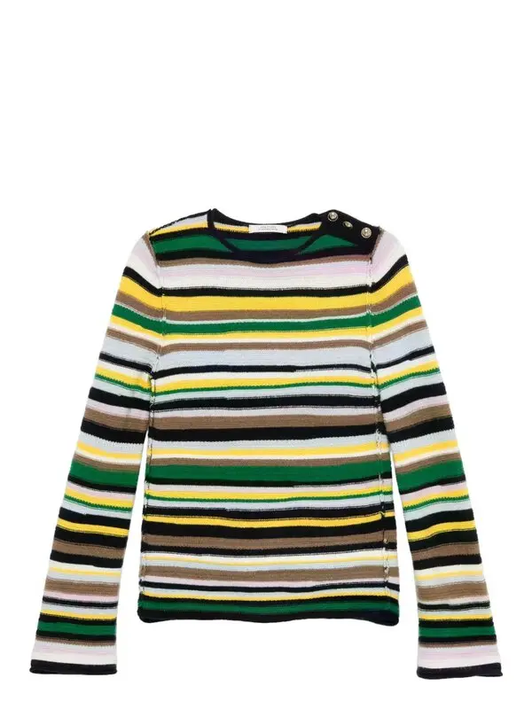 Dorothee Schumacher Striped Cashmere Sweater - Yellow