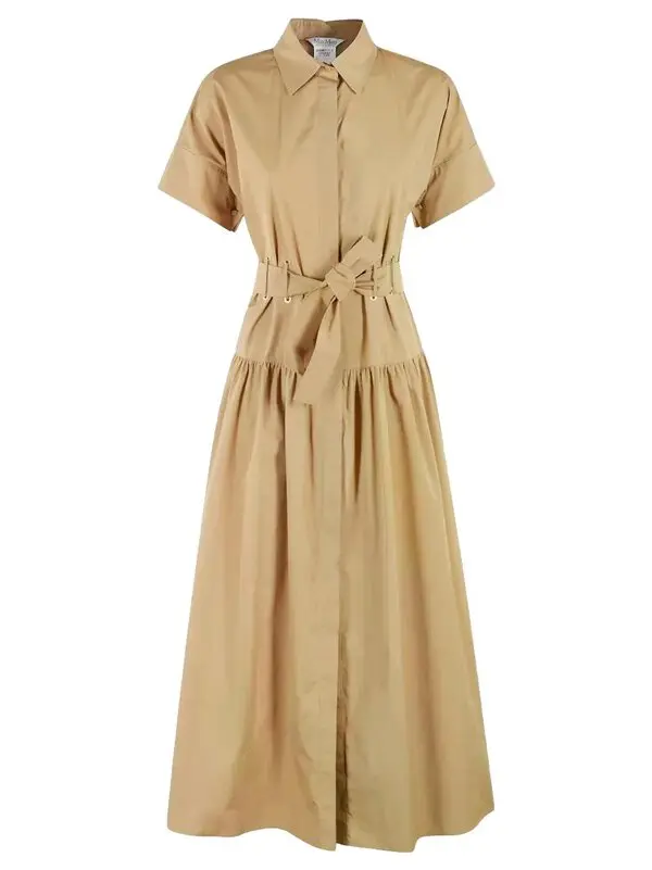 Max Mara Agoraio Midi Dress - Brown