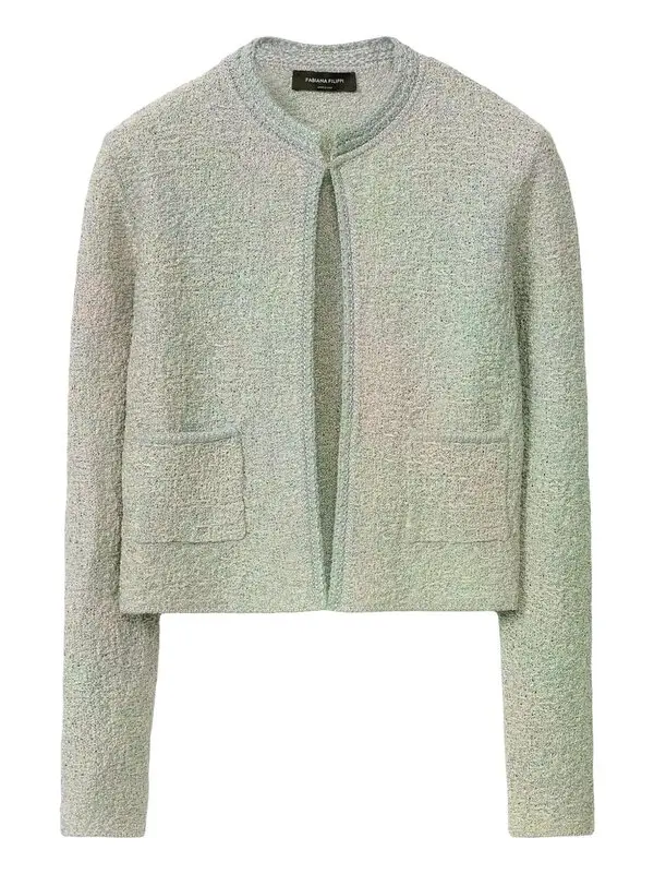 Fabiana Filippi Tweed Jacket - Blue