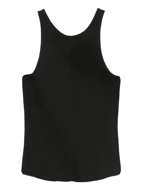 THOM KROM Fine-ribbed Tank Top - Black