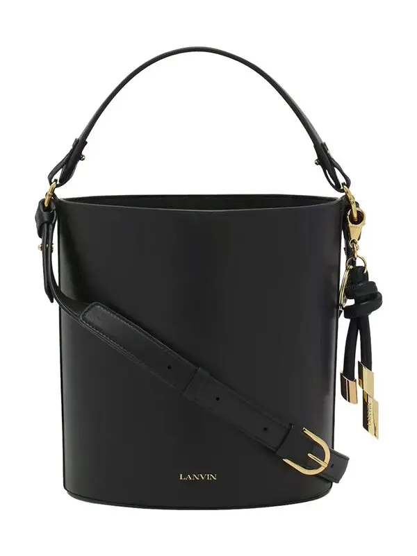 LANVIN Leather Bucket Bag - Black