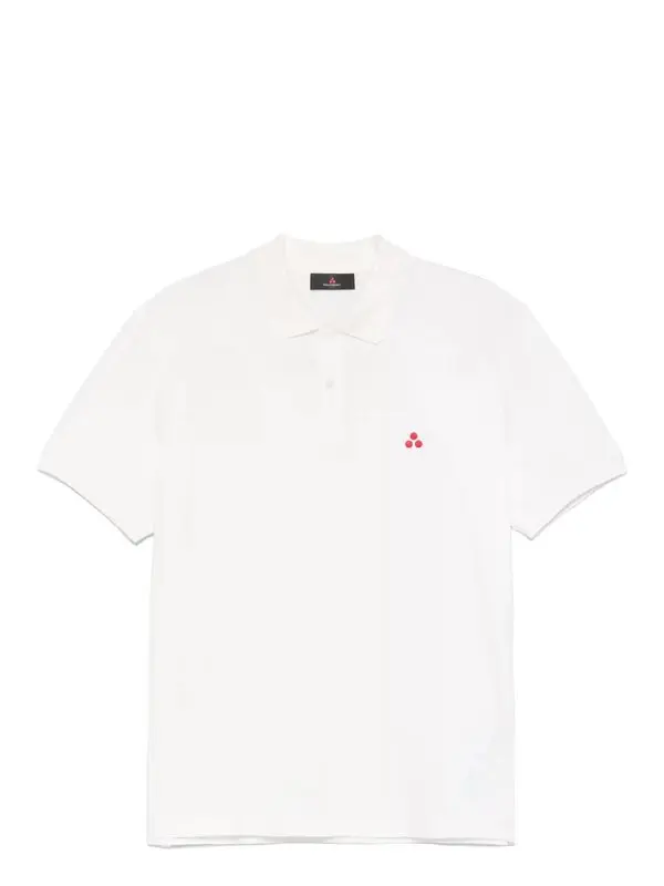 Peuterey Logo-embroidered Polo Shirt - White