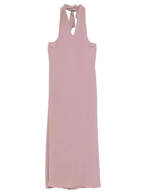 Federica Tosi Crepe Midi Dress - Pink