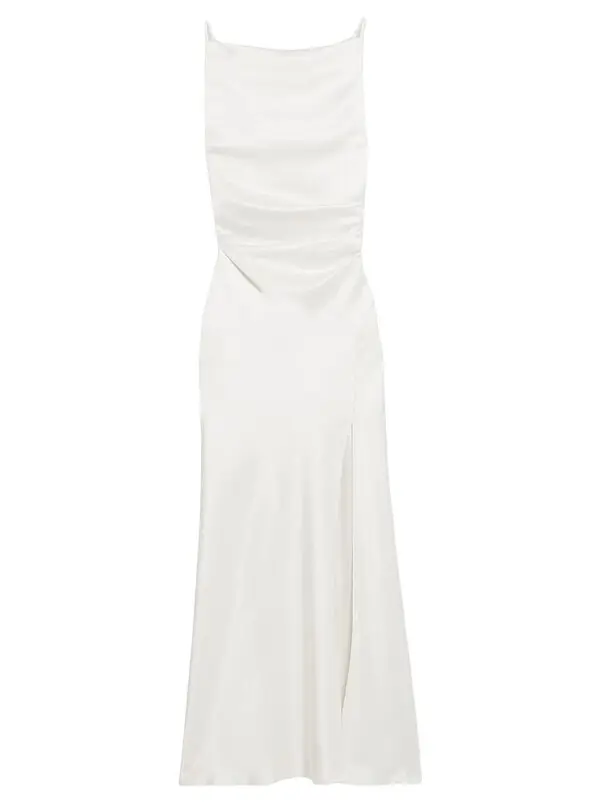 Bec & Bridge The Dreamer Satin-crepe Maxi Dress - Off-white