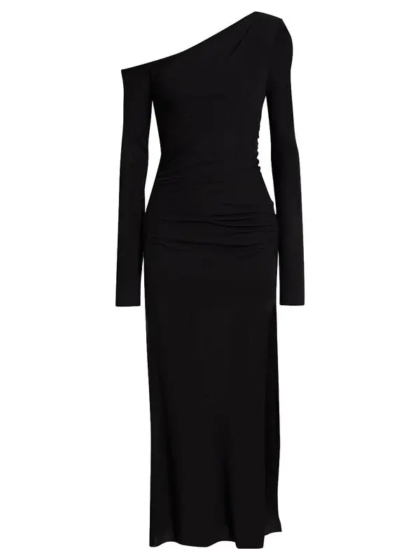 Bec & Bridge Monette One-shoulder Maxi Dress - Black