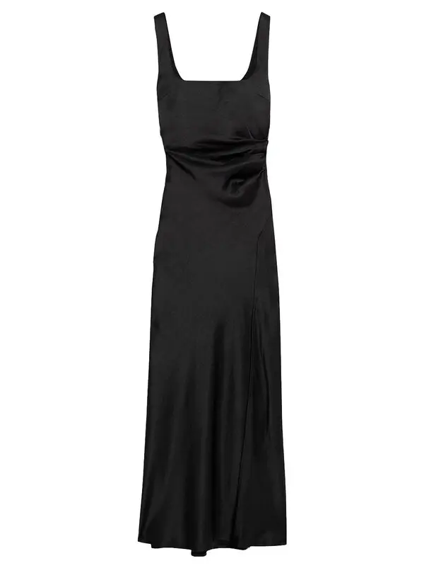 Bec & Bridge The Dreamer Satin-crepe Maxi Dress - Black