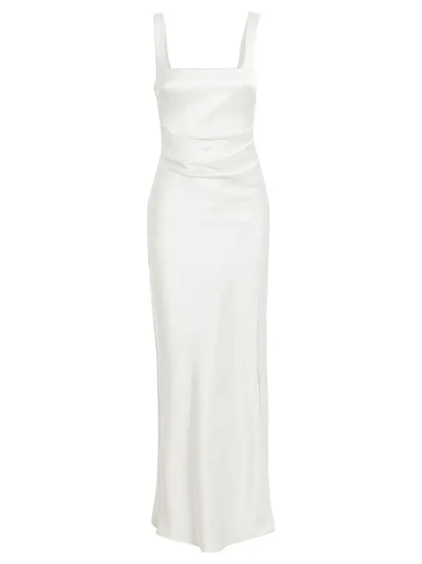 Bec & Bridge The Dreamer Satin-crepe Maxi Dress - Off-white