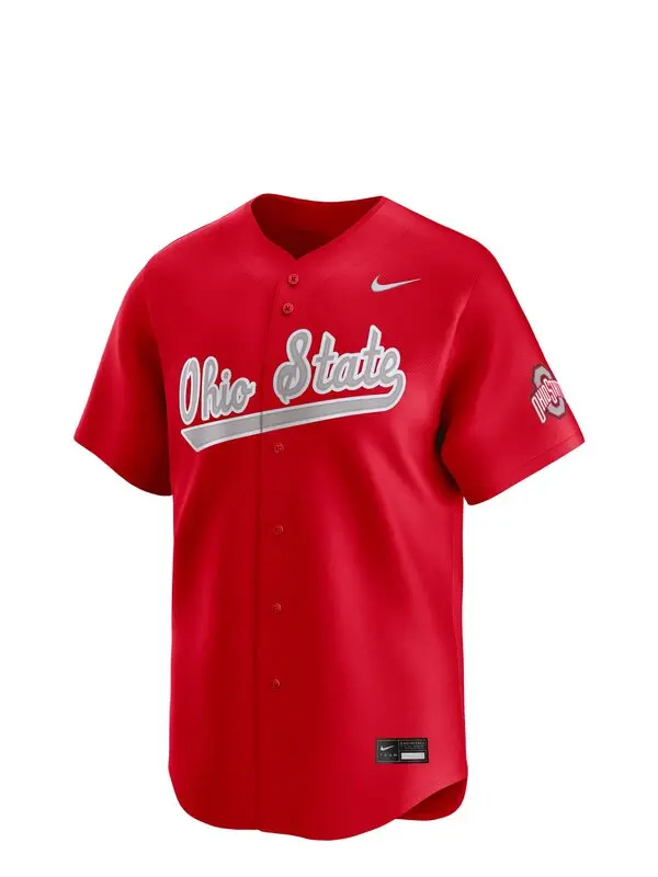 Nike Ohio State Buckeyes Limited Baseball Jersey - Red