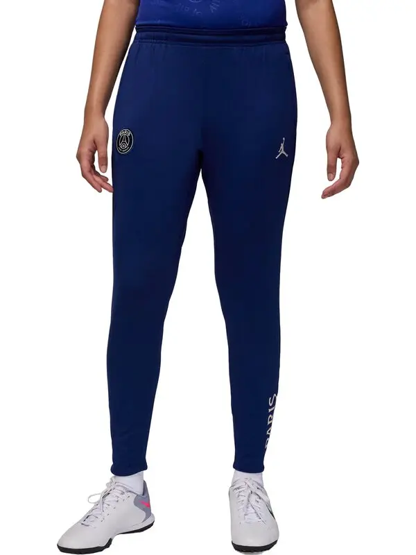 Nike Paris Saint-germain Strike Fourth Jordan Dri-fit Soccer Knit Pants - Blue