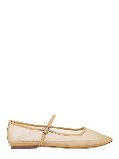 Steve Madden Maple Mary Jane Flat - Natural Mesh