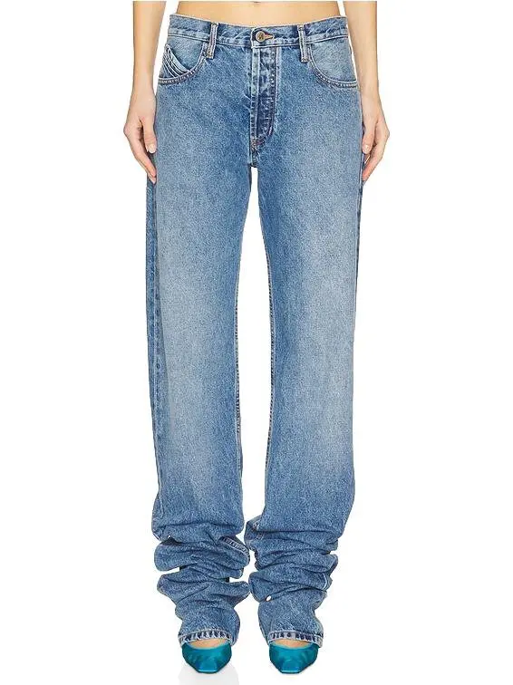 Attico Long Jeans - Blue