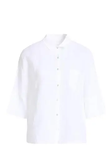 120% Lino Linen Shirt - White