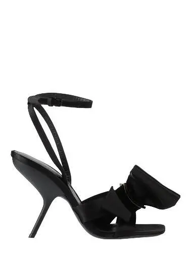 FERRAGAMO Ankle Strap Sandals - Black