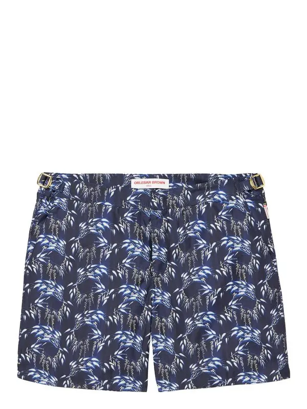 Orlebar Brown Bulldog Slim-fit Mid-length Printed Swim Shorts - Blue
