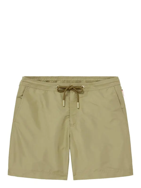 Orlebar Brown Bulldog Slim-fit Mid-length Recycled Swim Shorts - Green
