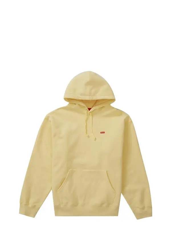 Supreme Small Box Hooded Sweatshirt - Light Yellow