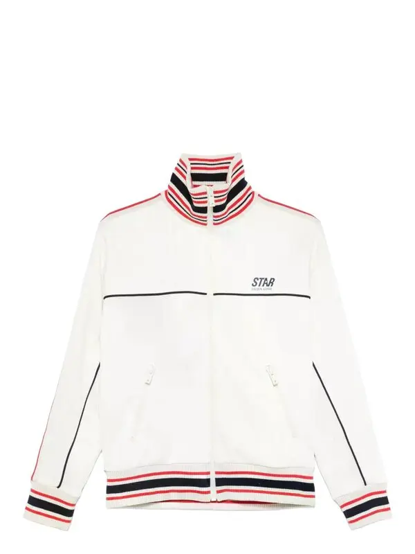 Golden Goose Striped-trim Jacket - Neutrals