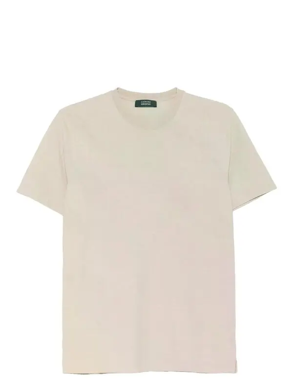 ZANONE Cotton T-shirt - Neutrals