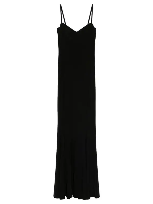Norma Kamali Underwire-cup Fishtail Gown - Black