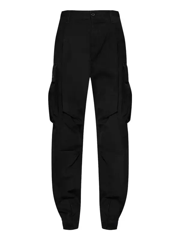 Dsquared2 Cotton Cargo Trousers - Black